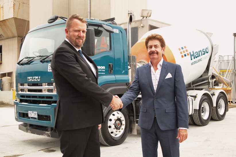 Isuzu and Hanson celebrate 200,000 Isuzu trucks - Fleet HV News