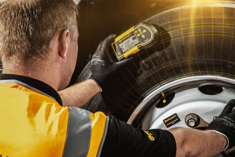New trailer tyre with factory fitted TPMS - Fleet HV News