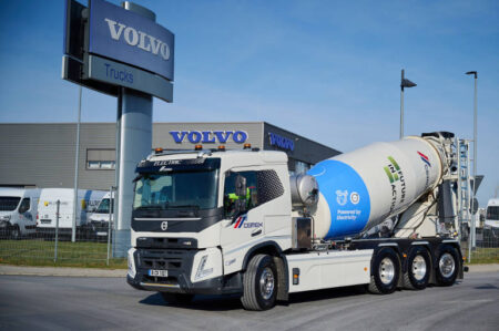 Volvo delivers electric concrete agitator - Fleet HV News