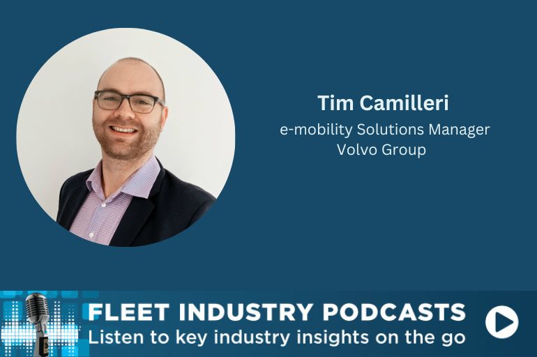 Volvo’s Tim Camilleri - podcast in a truck - Fleet HV News