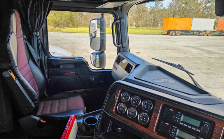Sleeping in the Kenworth K220 on the road - Fleet HV News