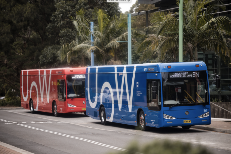 Foton electric buses put to work at University of Wollongong - Fleet HV ...