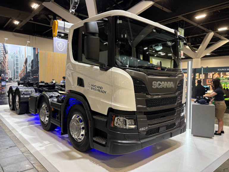 Scania Highlights Hook Lift Strength at ReGen Expo - Fleet HV News