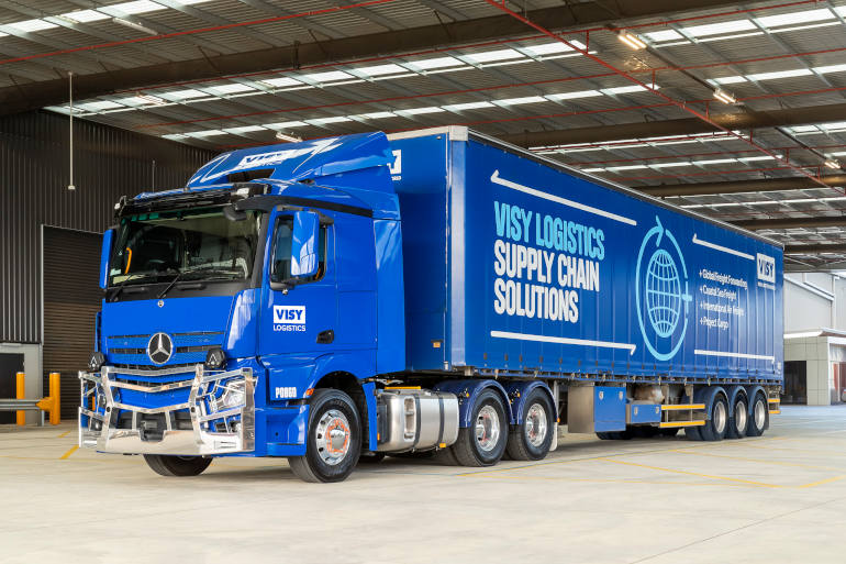 Visy Logistics Rolls Out New Actros Fleet in Major Upgrade - Fleet HV News